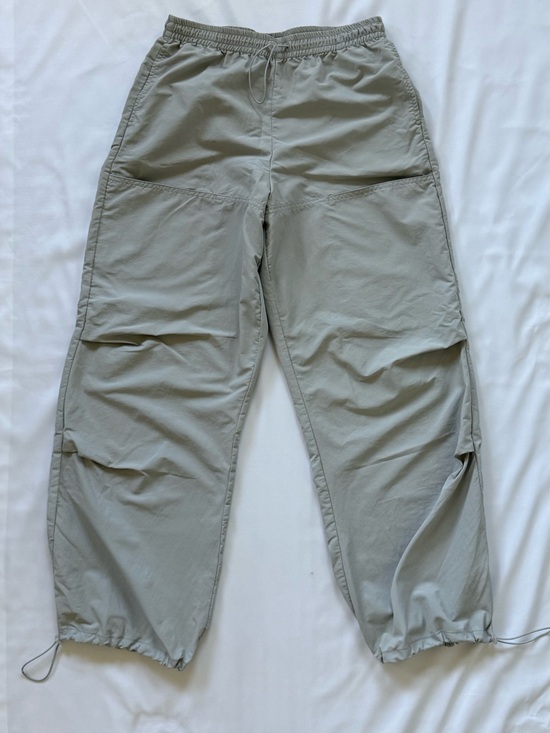 Zara | Pants & Jumpsuits | Zara Light Sage Elastic Waist Casual Pants ...